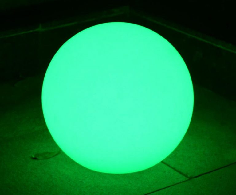 Large Outdoor Lighted Spheres